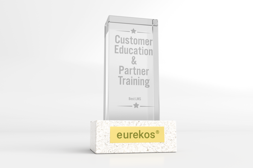 Awards best lms customer education partner training - Eurekos LMS